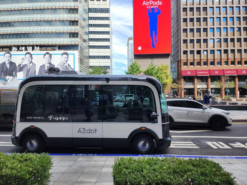 Self-driving buses in Seoul to have distance raised to 4.8 km | Gangnam.com